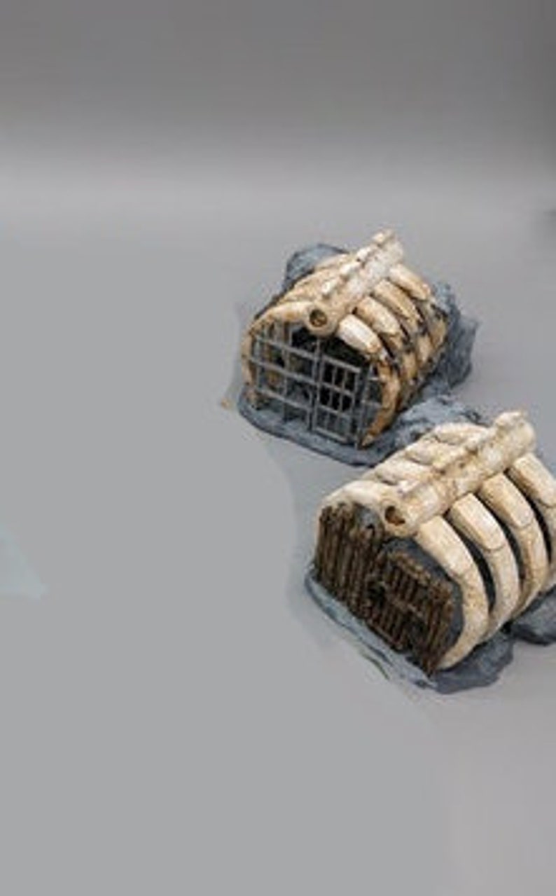 Dnd Rib Cage Bone Cell Jail Barbarian Tribal Prison Tabletop - Etsy