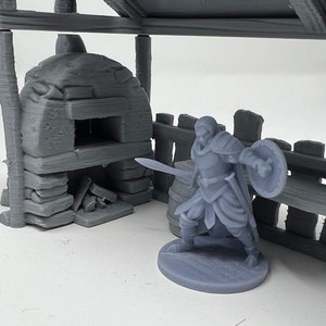 Dnd Cooking Shed for Gypsy or Soldier Encampment Medieval Tabletop ...