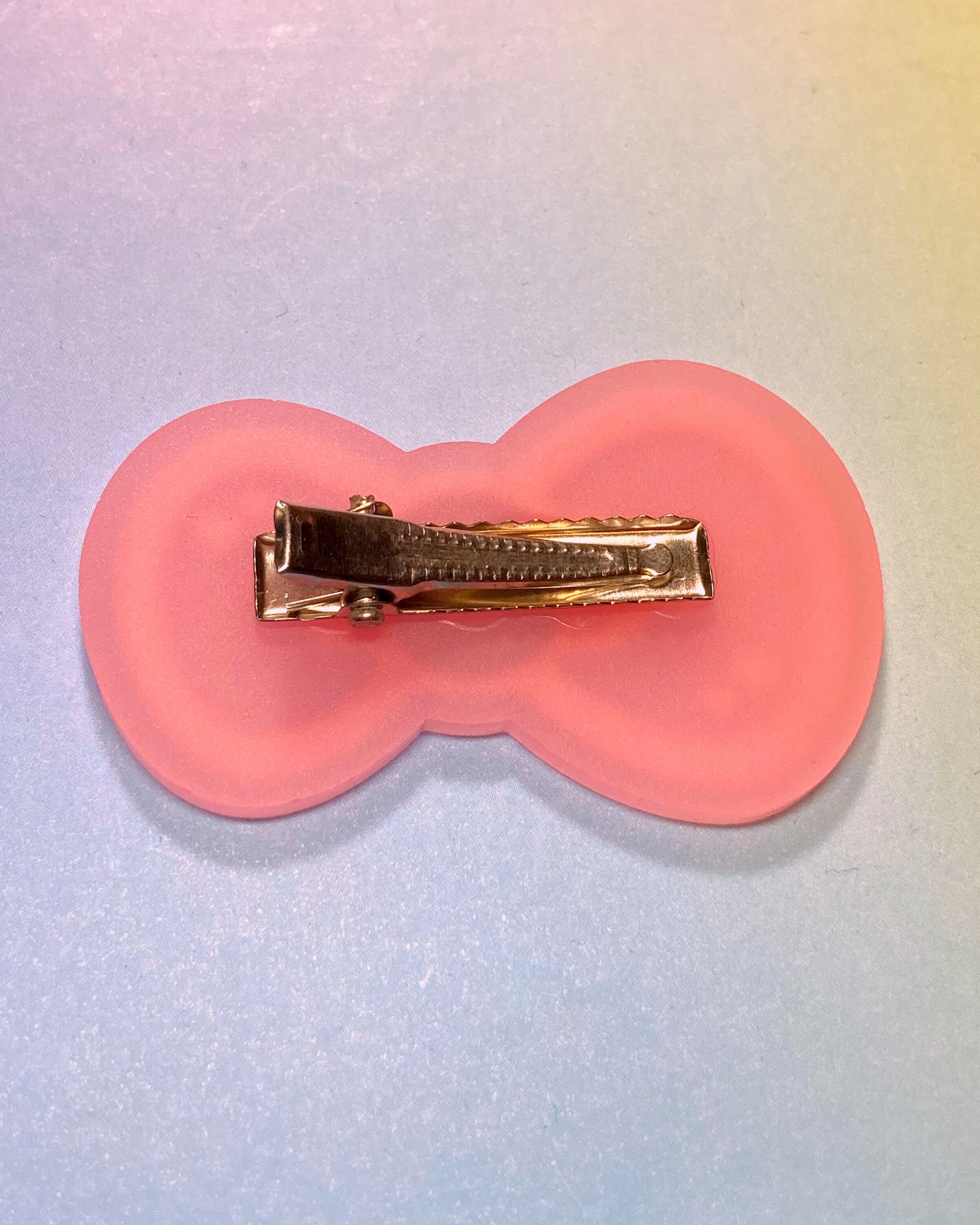 Kitty Bow Kawaii Hair Clip - Etsy