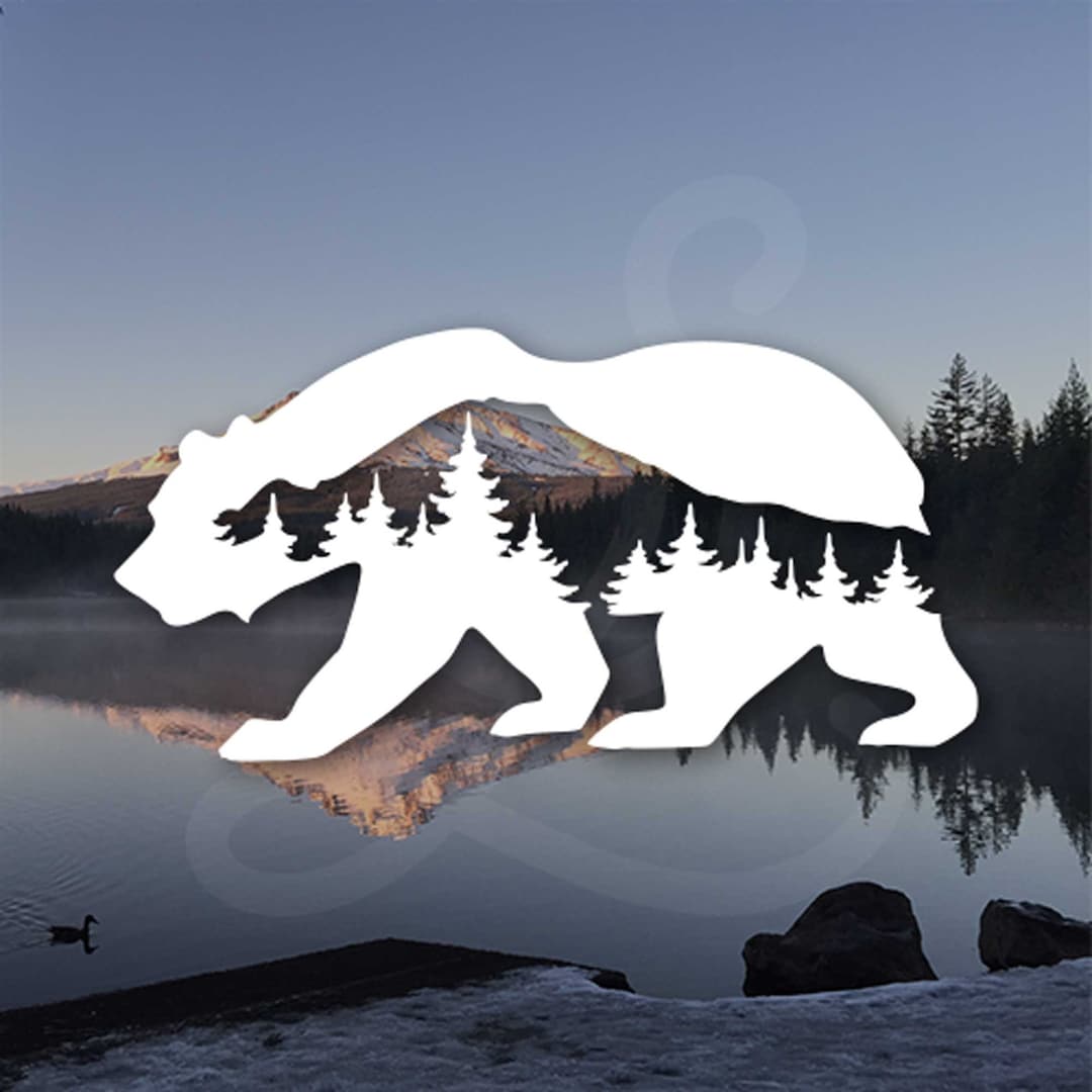Adventure Bear Decal. Vinyl Decal Only. for Car Windows, Side Doors ...