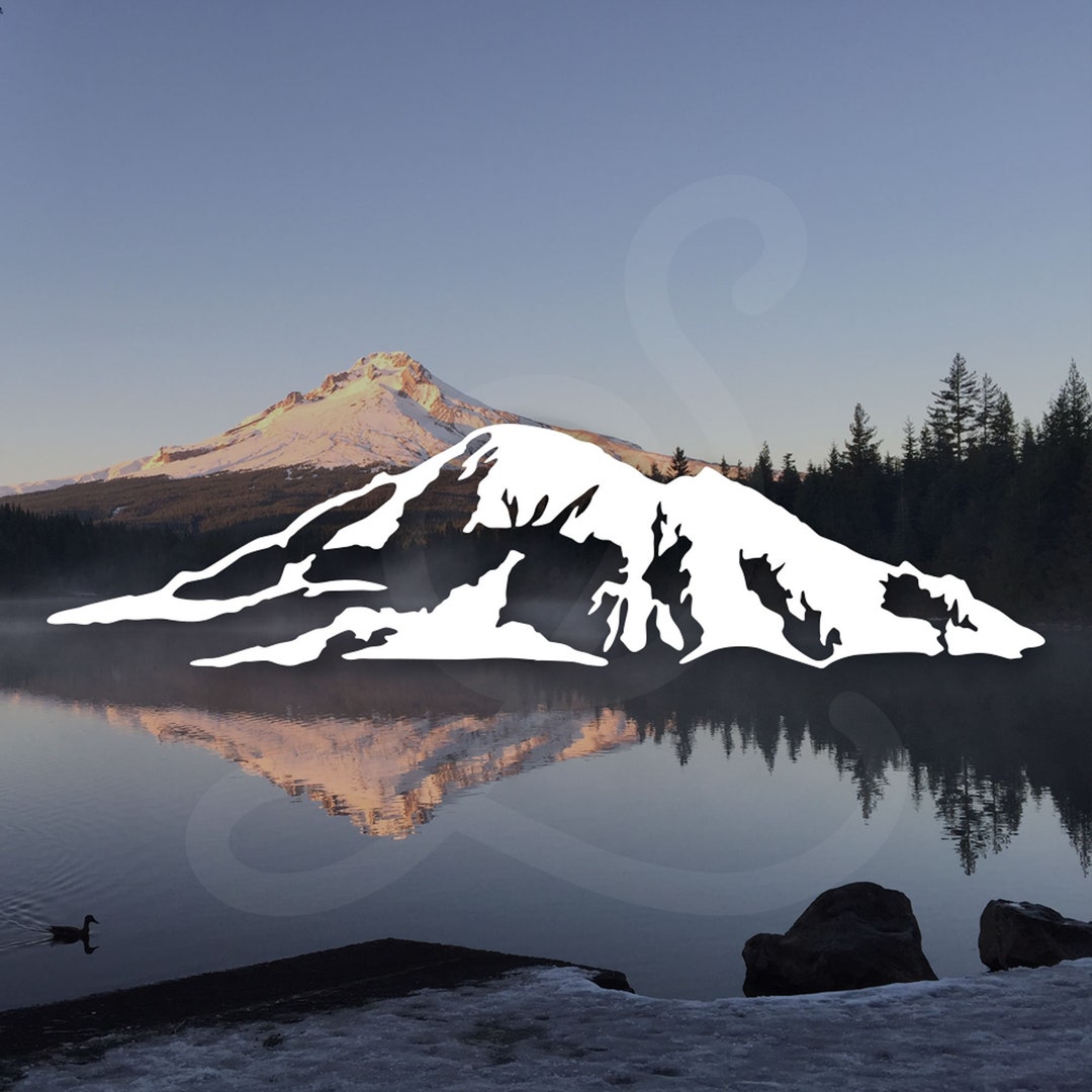 Washington Mount Baker Decal. Vinyl Decal Only. Personalize Car Windows ...
