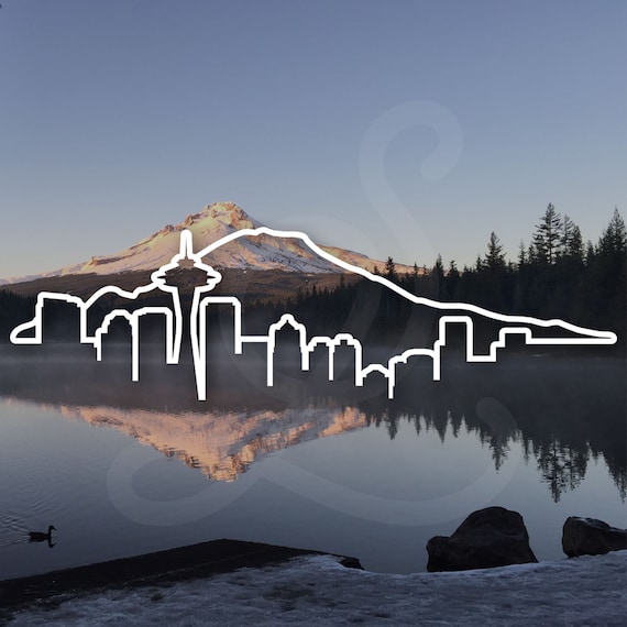 Seattle Skyline Decal