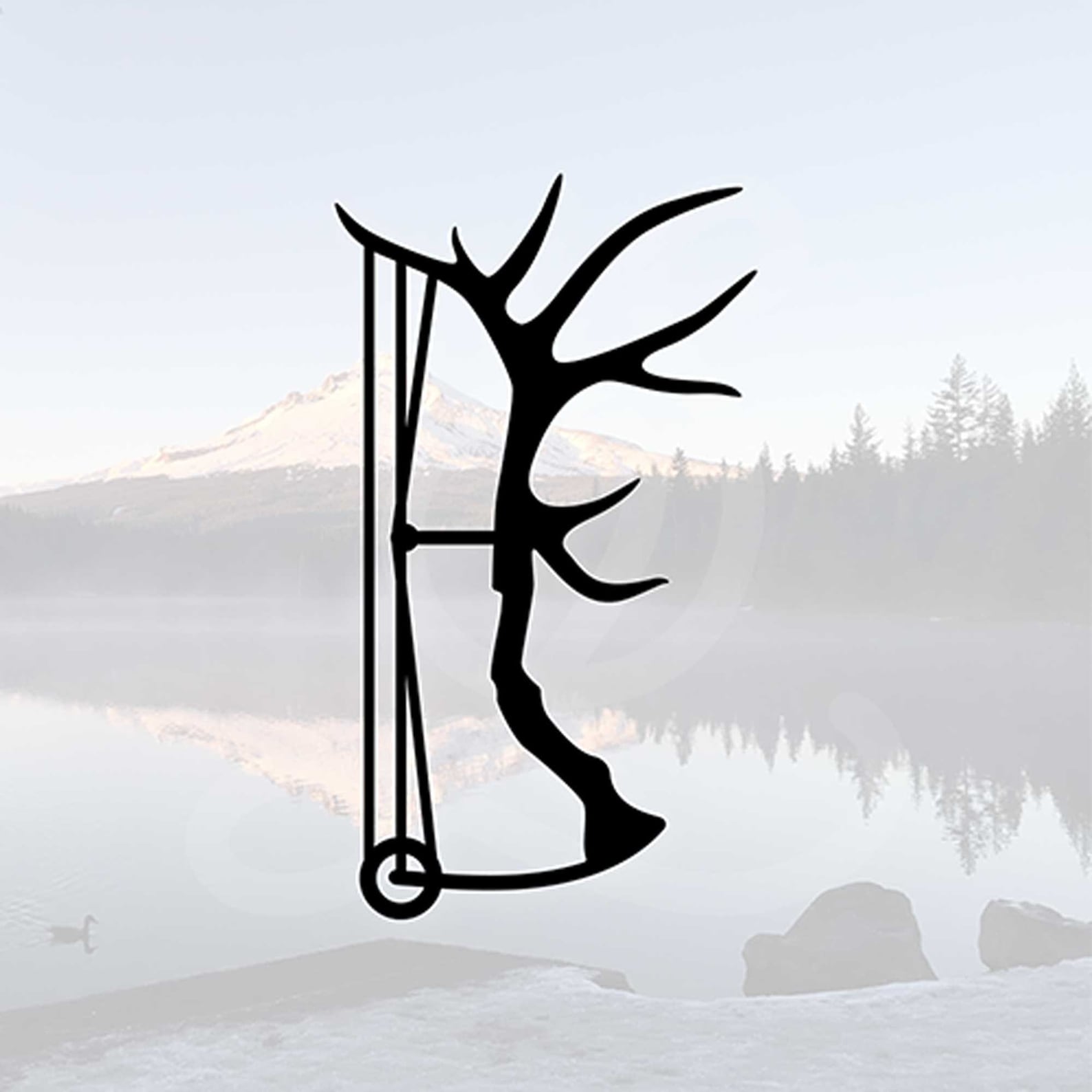 Compound Bow Hunting Antlers Decal Style A. Decal Only. for - Etsy