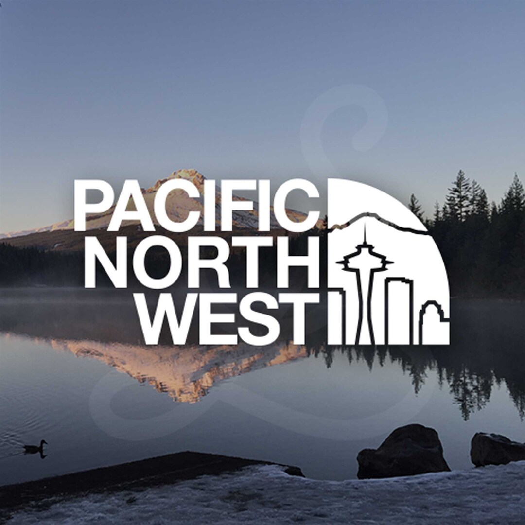 PNW Pacific North West Seattle Skyline Washington Space Needle Decal ...