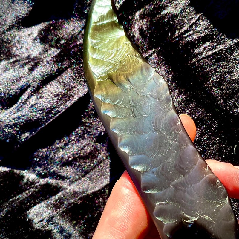Black Obsidian Knife - Etsy