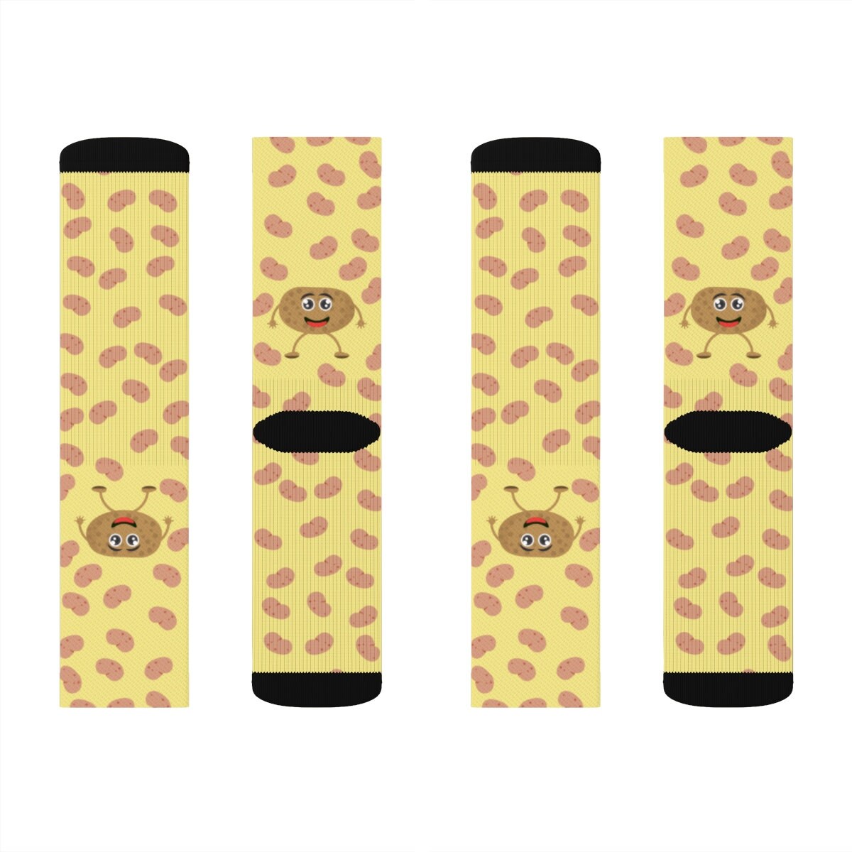 Funny Potato Print Socks – Novelty Foodie Gift - Etsy