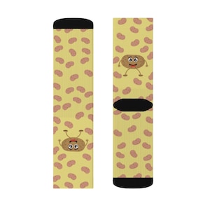 Funny Potato Print Socks – Novelty Foodie Gift - Etsy