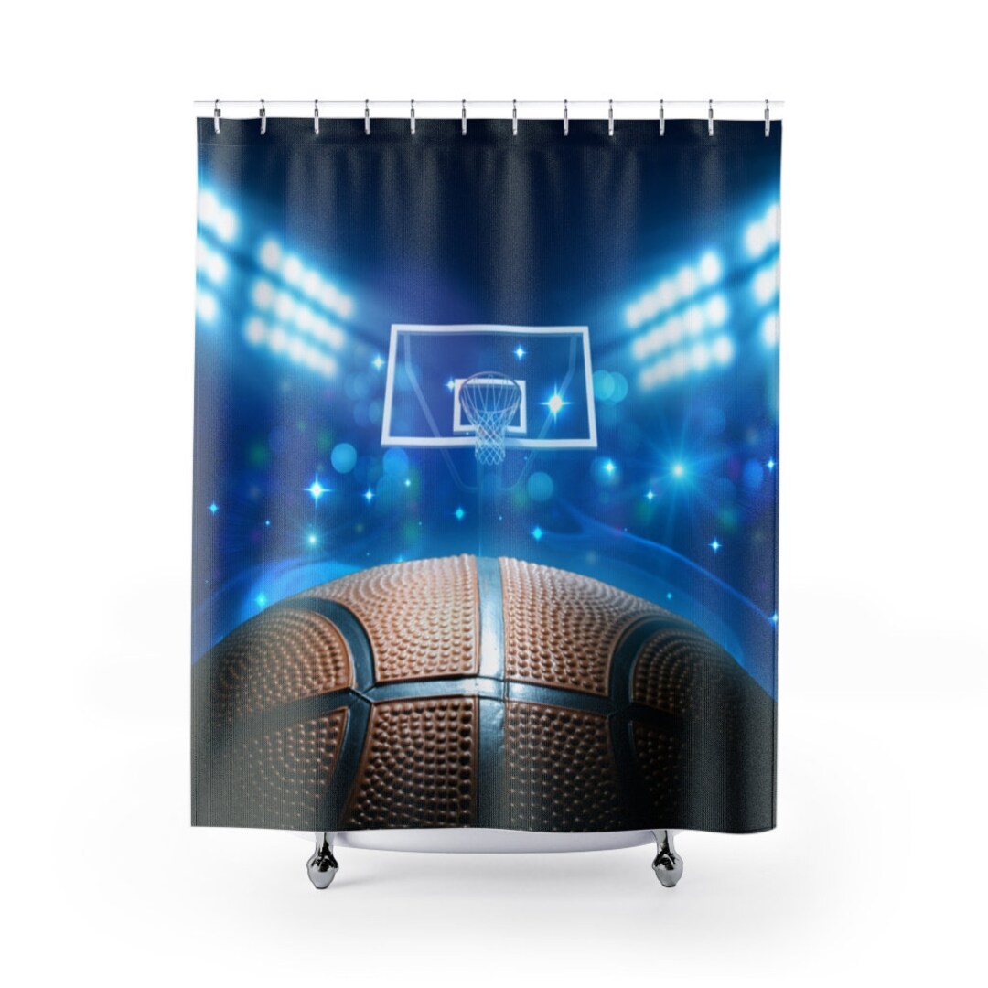 Basketball Arena Hoop Court Shower Curtains - Etsy