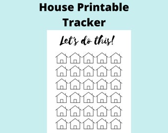 30 Day Habit Tracker Checkbox Printable - Etsy