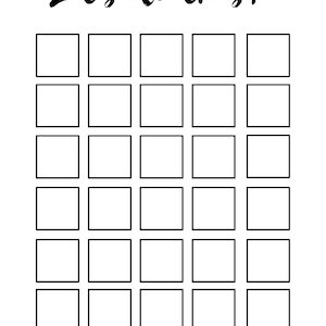 30 Day Habit Tracker Checkbox Printable - Etsy
