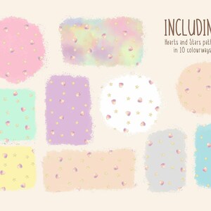 Rainbow Unicorn Seamless Pattern Clipart , Unicorn Digital Paper for ...