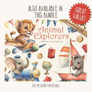 Cute Elephant Train Driver Character PNG Clipart | Clipart for Boys ...