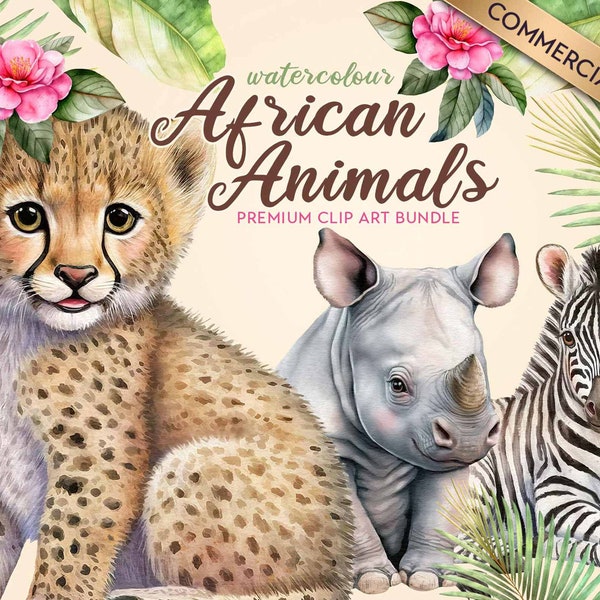 African Animals - Etsy