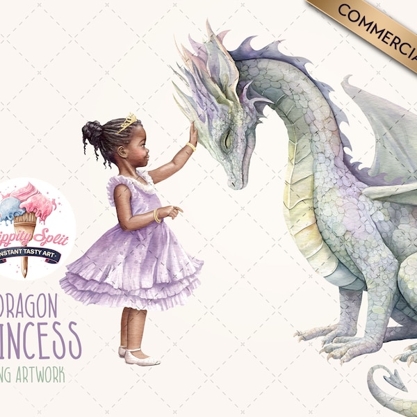 Princess and Dragons - Etsy