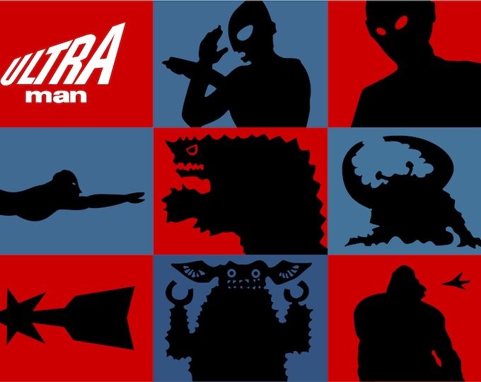 Ultraman Opening 1968 Digital Print 100% Vector Includes a Hi-res Png ...
