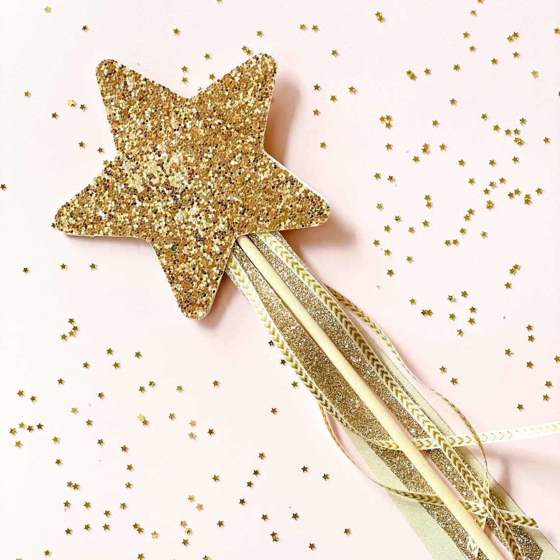 Storytelling Gold Glittered Princess Wand for Princess Story Time ...