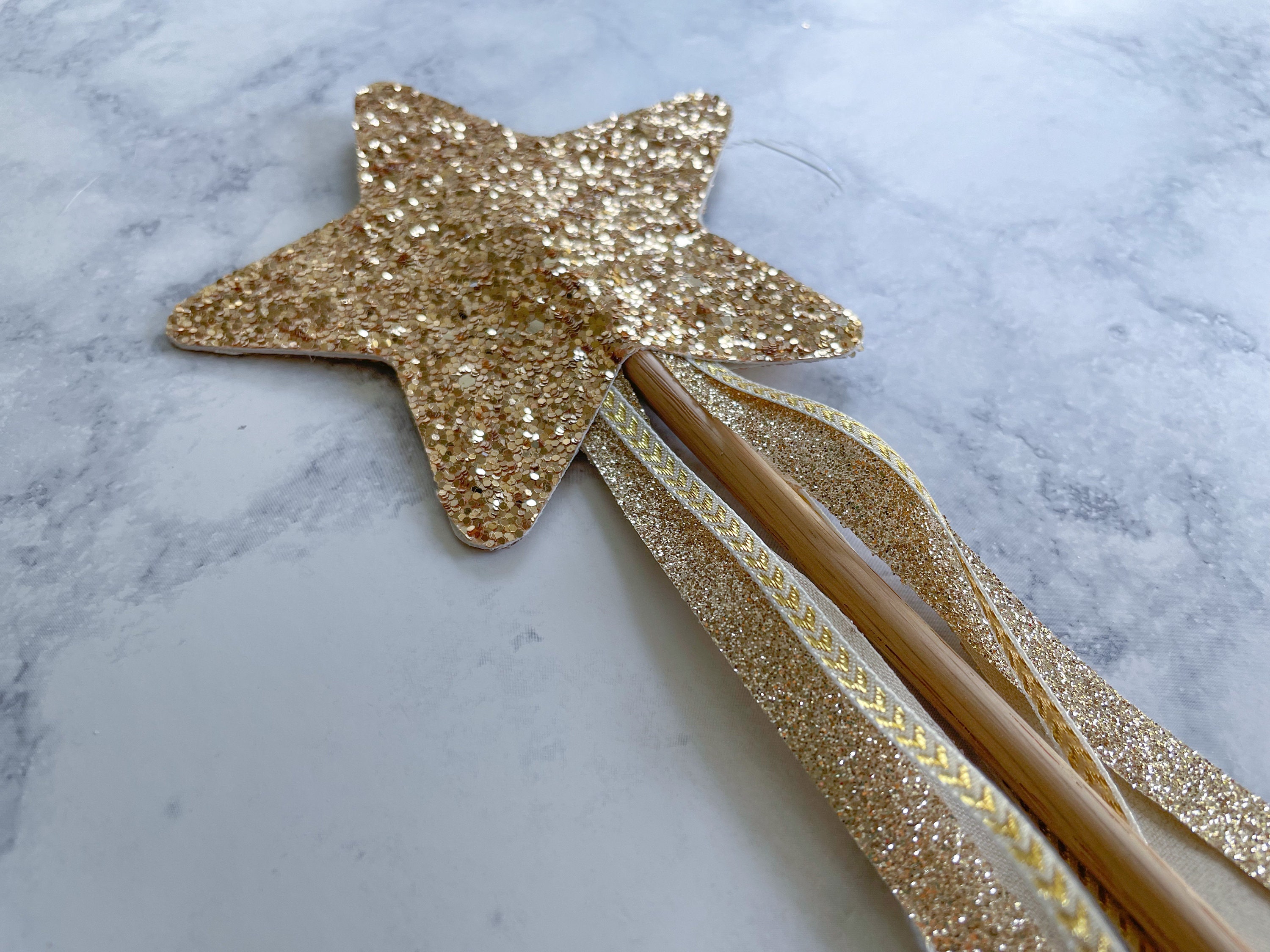 Storytelling Gold Glittered Princess Wand for Princess Story Time ...