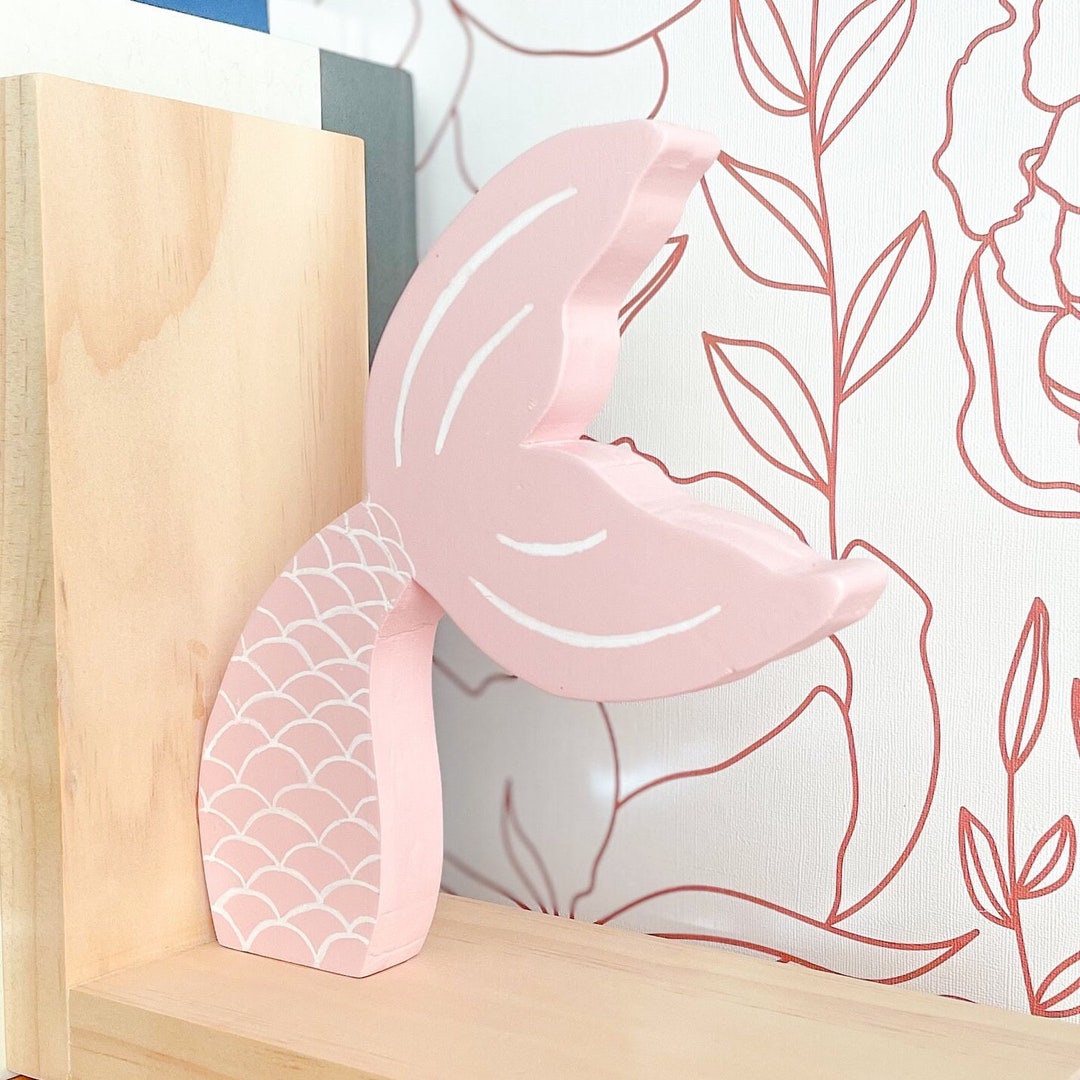 Mermaid Tail Bookends for Nursery Decor Gift for Mermaid Lover Shelf ...