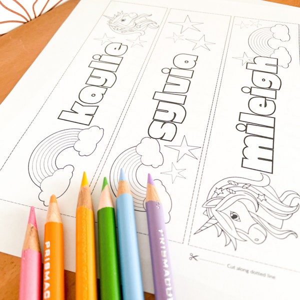 Unicorn Bookmark - Etsy