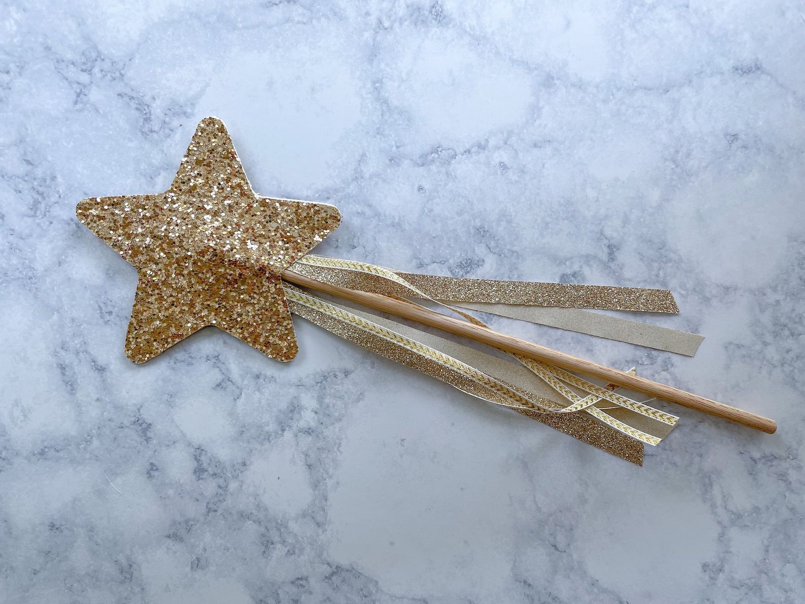 Storytelling Gold Glittered Princess Wand for Princess Story Time ...