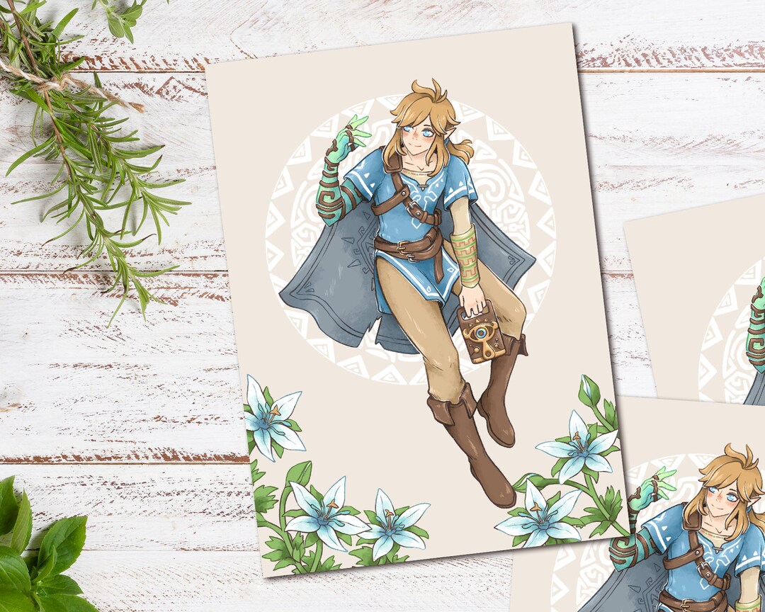 Link Art Print Zelda Fanart Art Print - Etsy