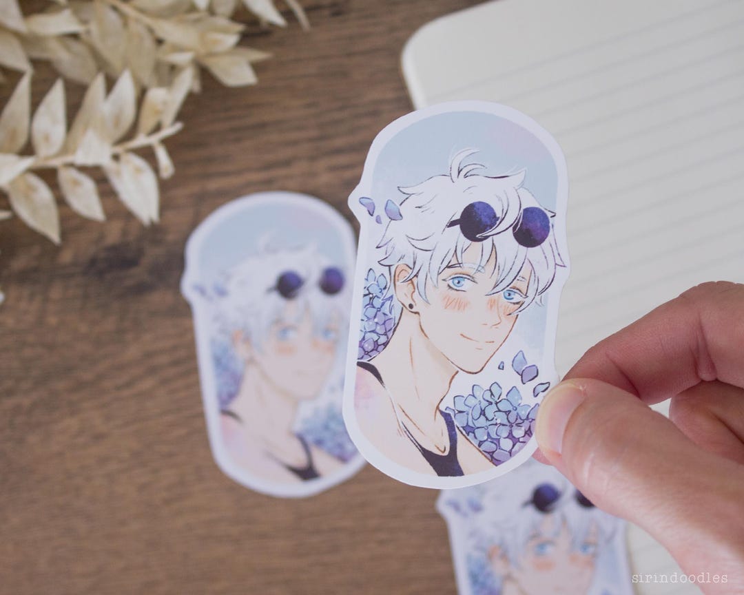 Gojo Satoru Sticker| Jujutsu Kaisen Sticker | Husband Anime Sticker - Etsy