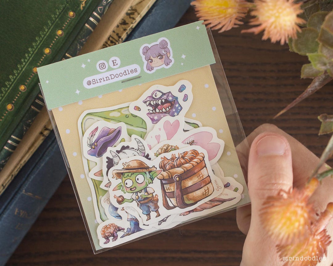 Silly Goblins Sticker Set 1 | Dnd Goblin Core Stickers | Dungeons and ...