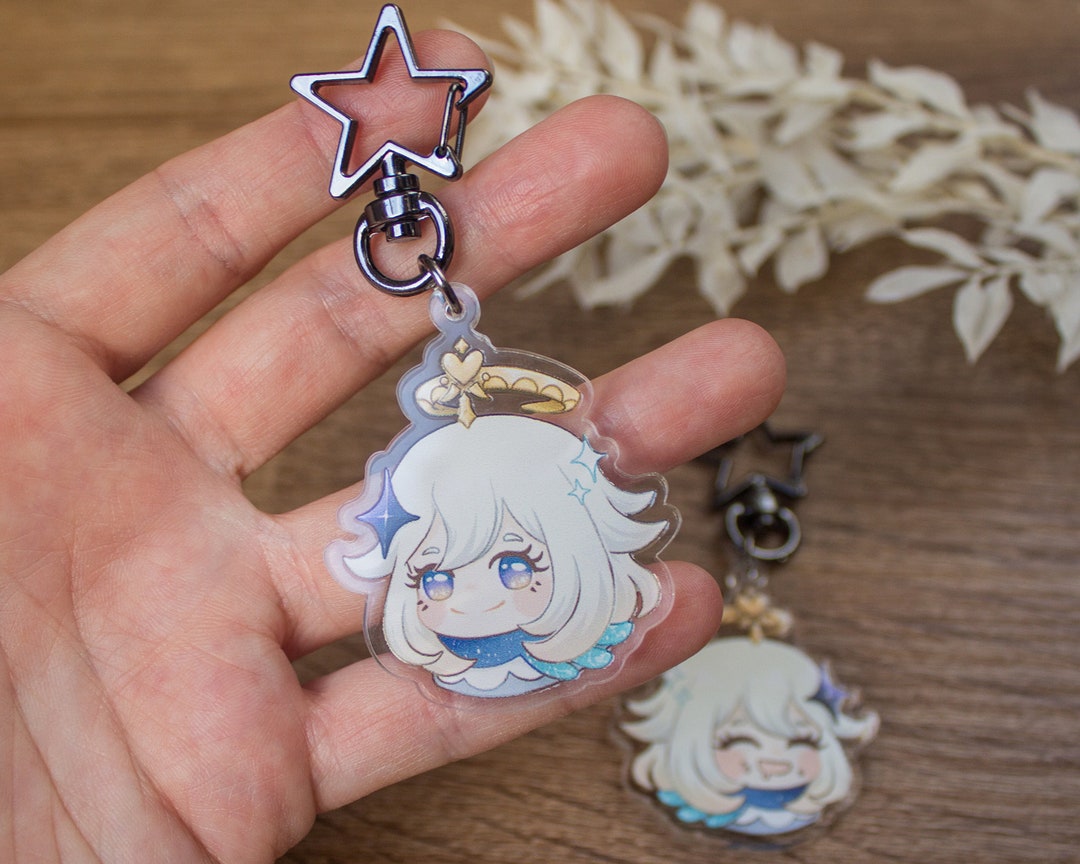 Paimon | Genshin Impact | Cute Double-sided Acrylic Keychain - Etsy