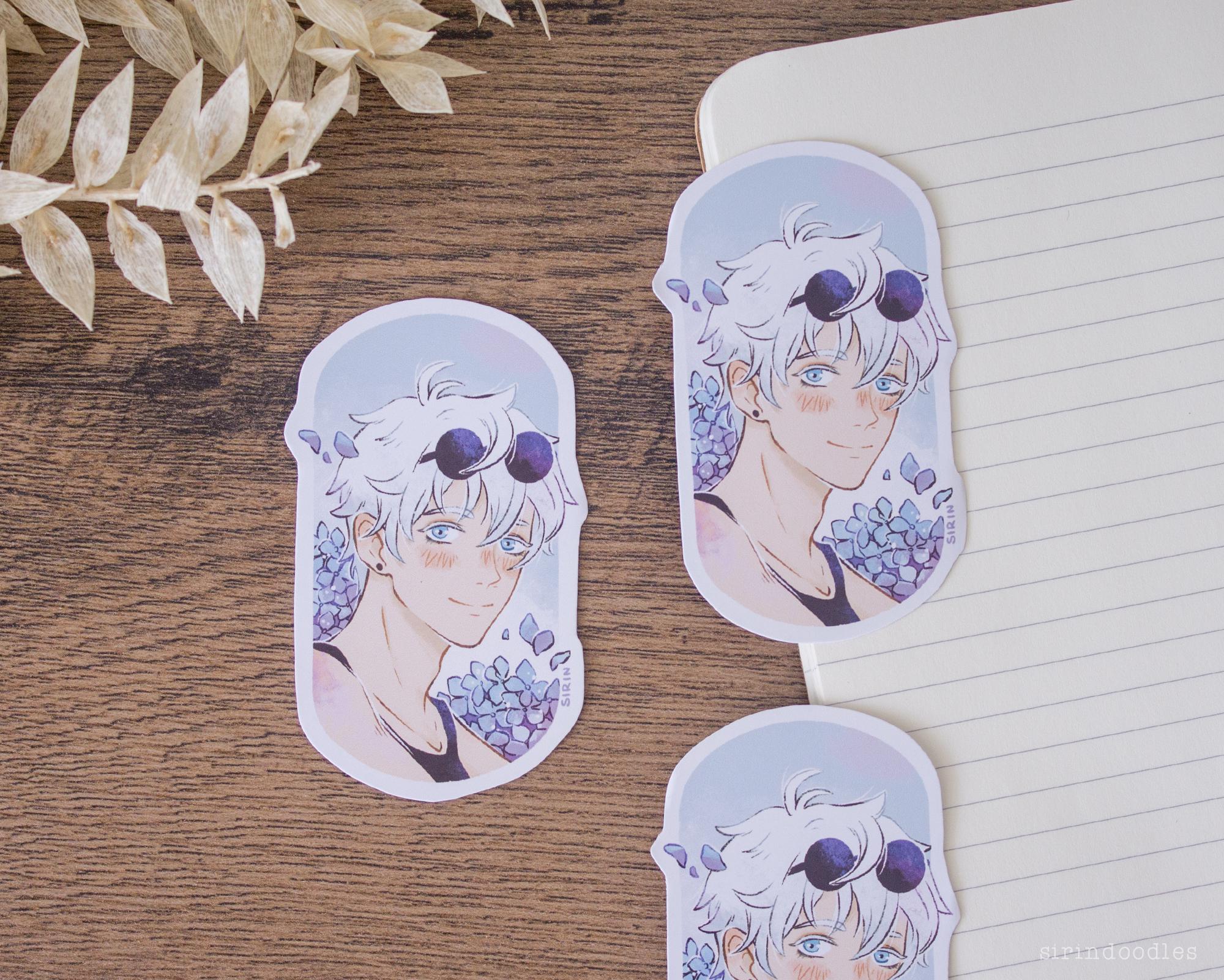 Gojo Satoru Sticker Jujutsu Kaisen Sticker Husband Anime Sticker - Etsy