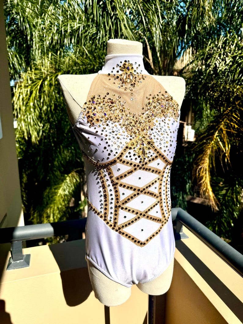 Circus Stripes Ribbon Leotard for Circus Pole Aerial Dance Lyra ...