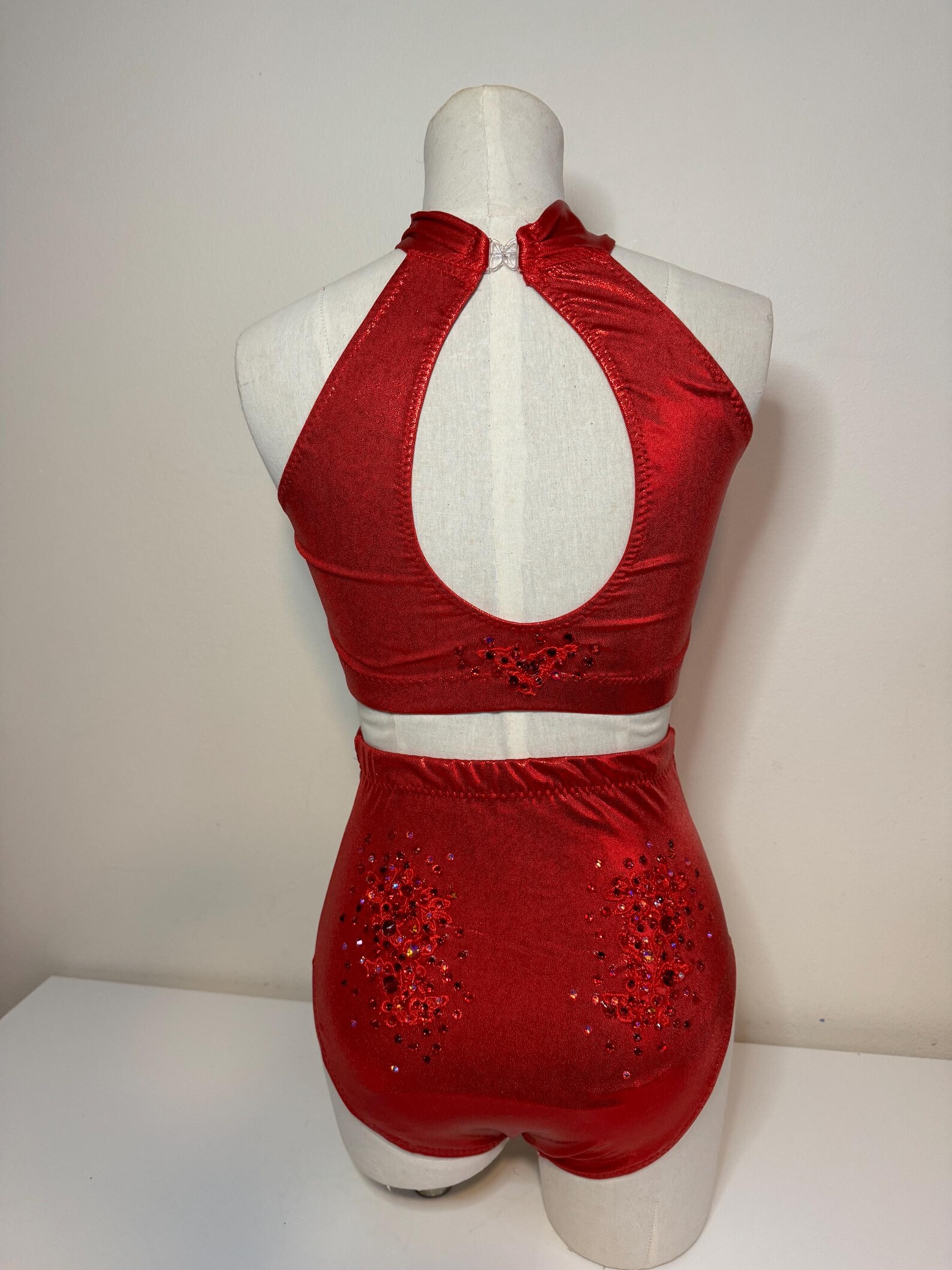 Red 2 Piece Circus Costume for Aerial Dance Lyra Performance - Etsy