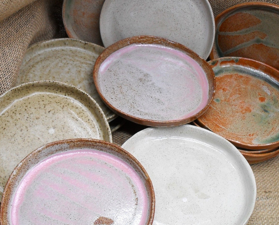 Handmade Stoneware Side/tea Plates: Mix & Match - Etsy UK