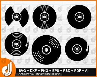 Record silhouette | Etsy