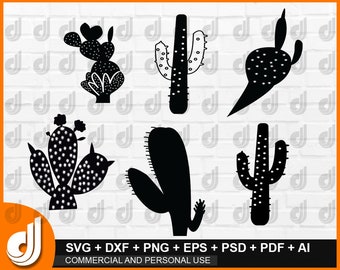 Aztec cactus svg | Etsy