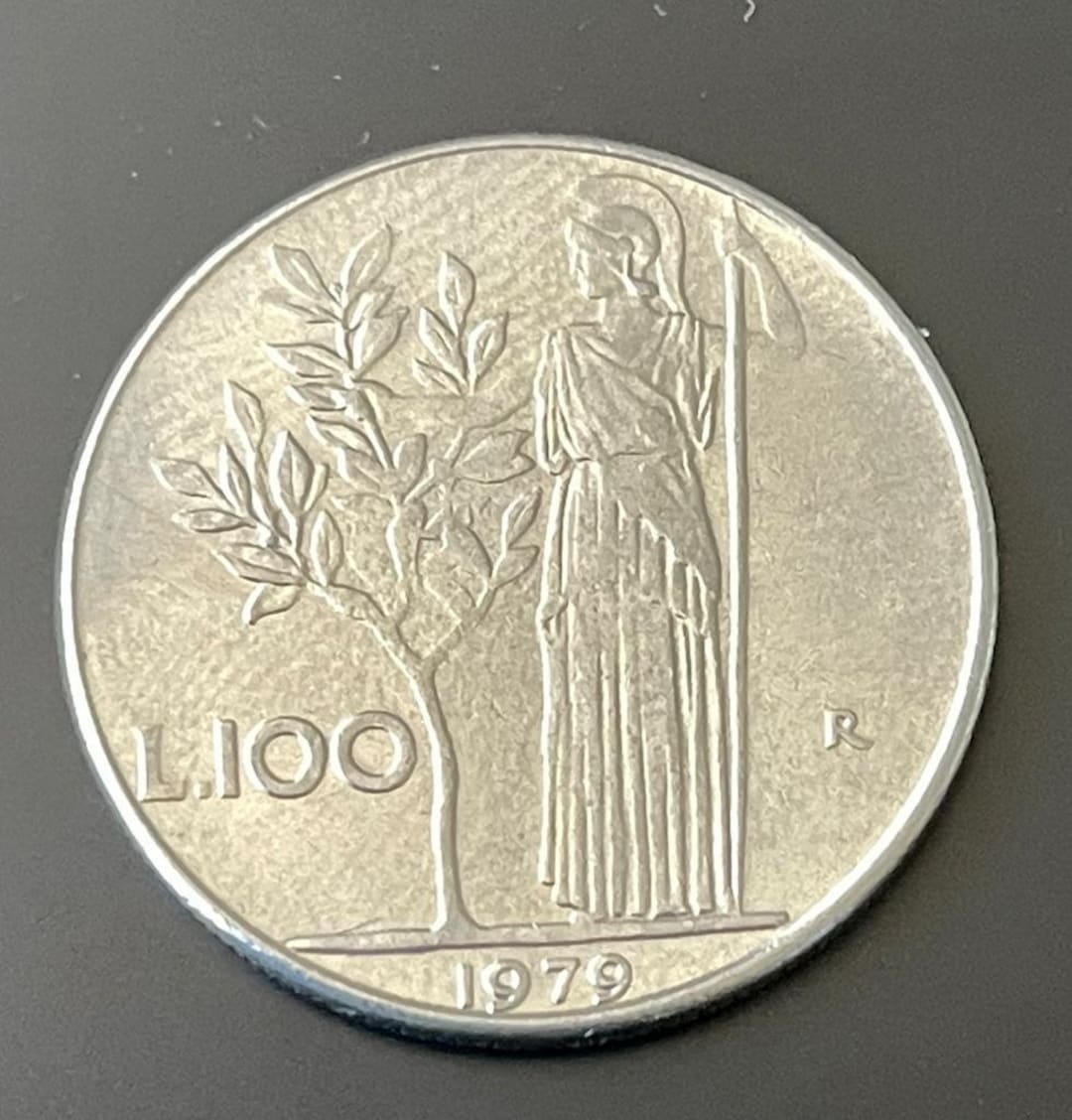 RARE Coin 100 Lire 1979 Italian Republic - Etsy