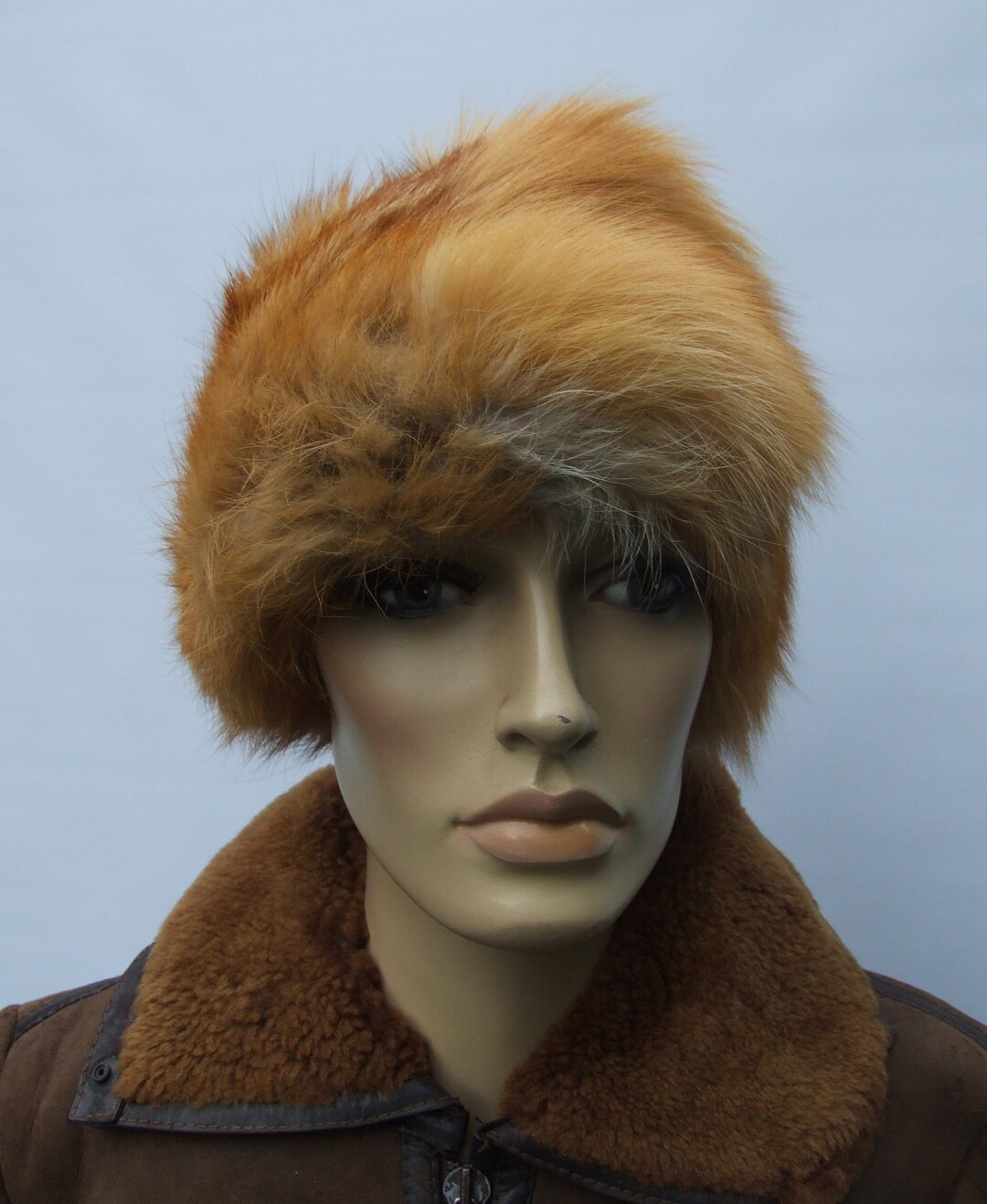 Real RED FOX Fur COSSACK Hat Size: Medium 56 / 57cm - Etsy
