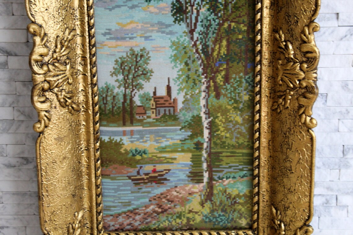 Wiehler Gobelin 20x 9.5 Finished Needlepoint - Etsy