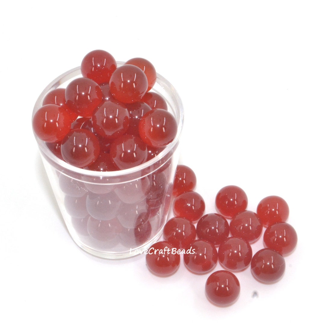 6mm 8mm 10mm 12mm AA Red Agate Sphere, Round Sphere, Natural Gemstone ...