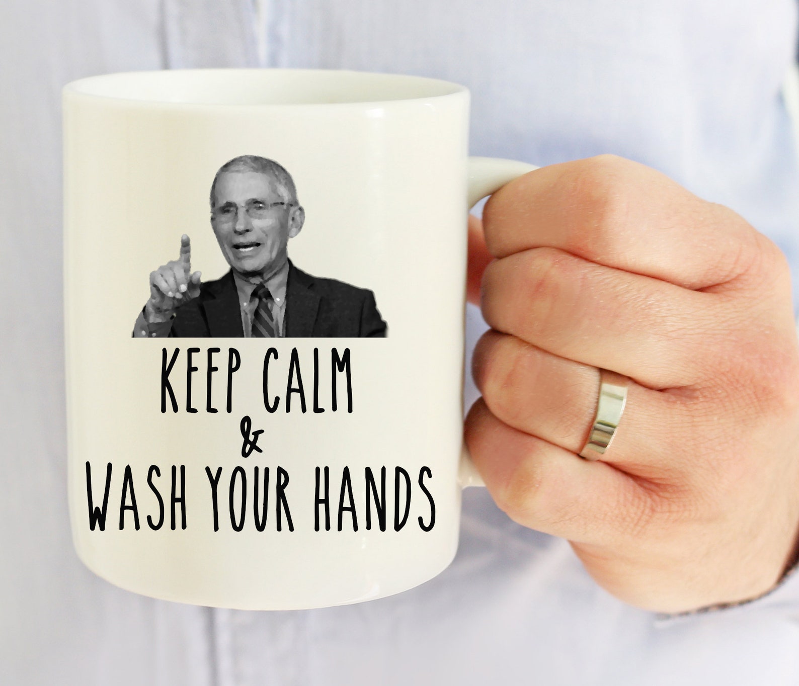 Dr. Fauci Keep Calm & Wash Your Hands MugFauci Wash Your | Etsy