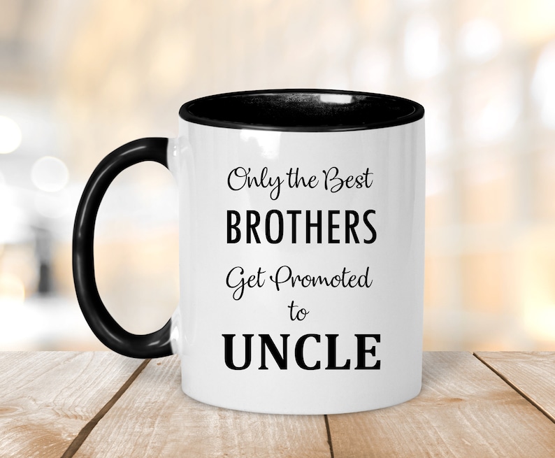 Best Brothers Promoted to Uncle Mug Best Brother Mug - Etsy