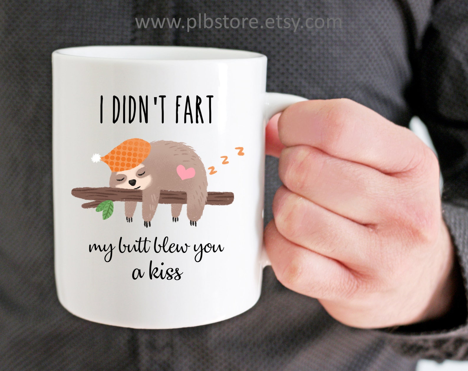 I Didn't Fart My Butt Blew You a Kiss Mugfunny Sloth Fart - Etsy