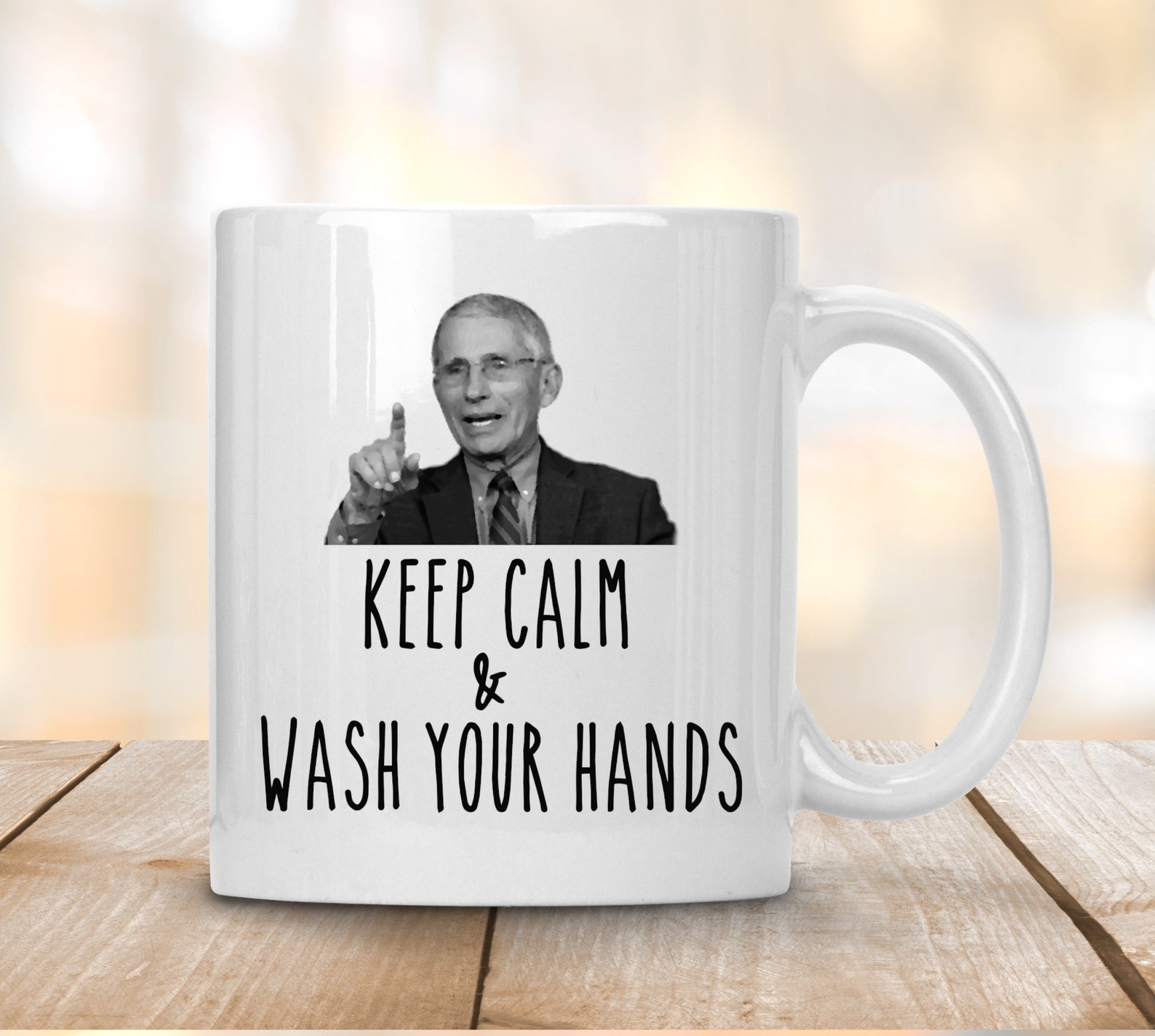 Dr. Fauci Keep Calm & Wash Your Hands Mugfauci Wash Your - Etsy