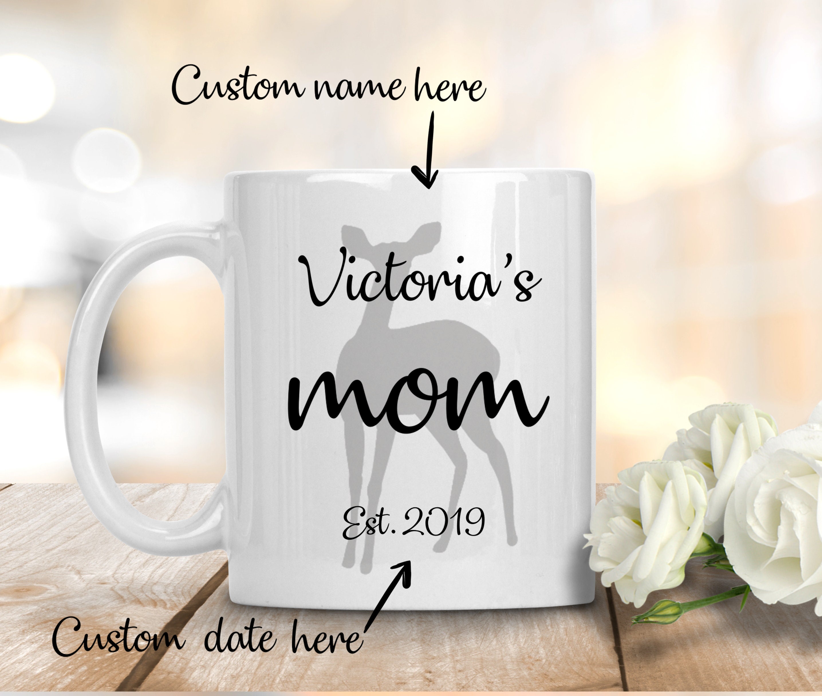 Mom Est. 2019 Mug Custom New Mom Mug Gift for Mom For New | Etsy