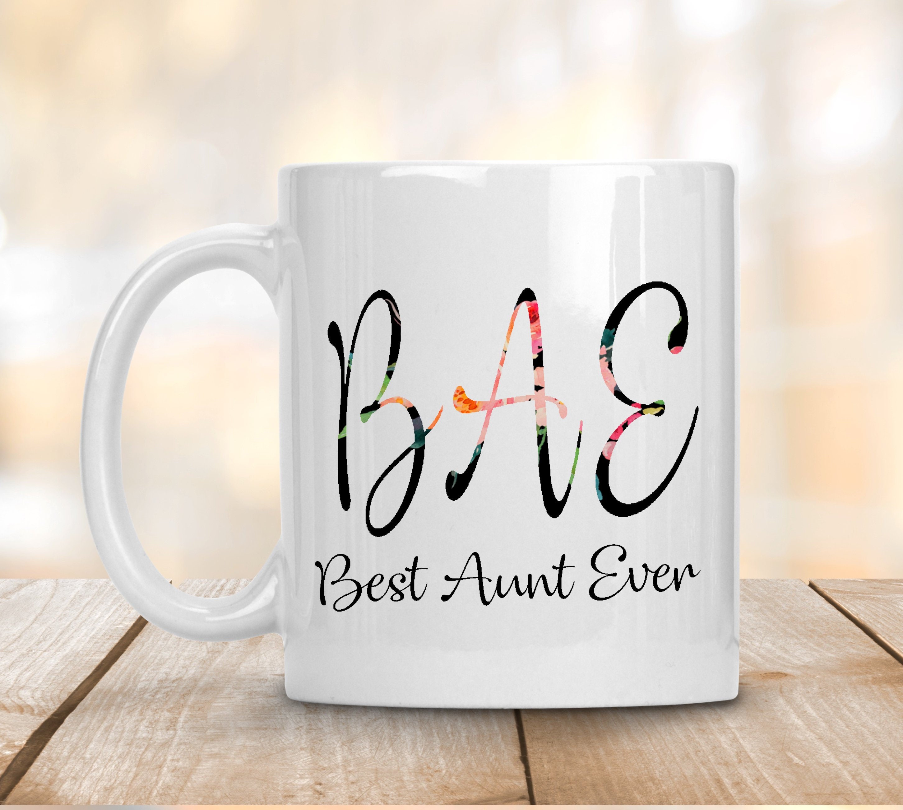 BAE Mug Best Aunt Ever Mug Pregnancy Reveal Mug Aunt Mug | Etsy