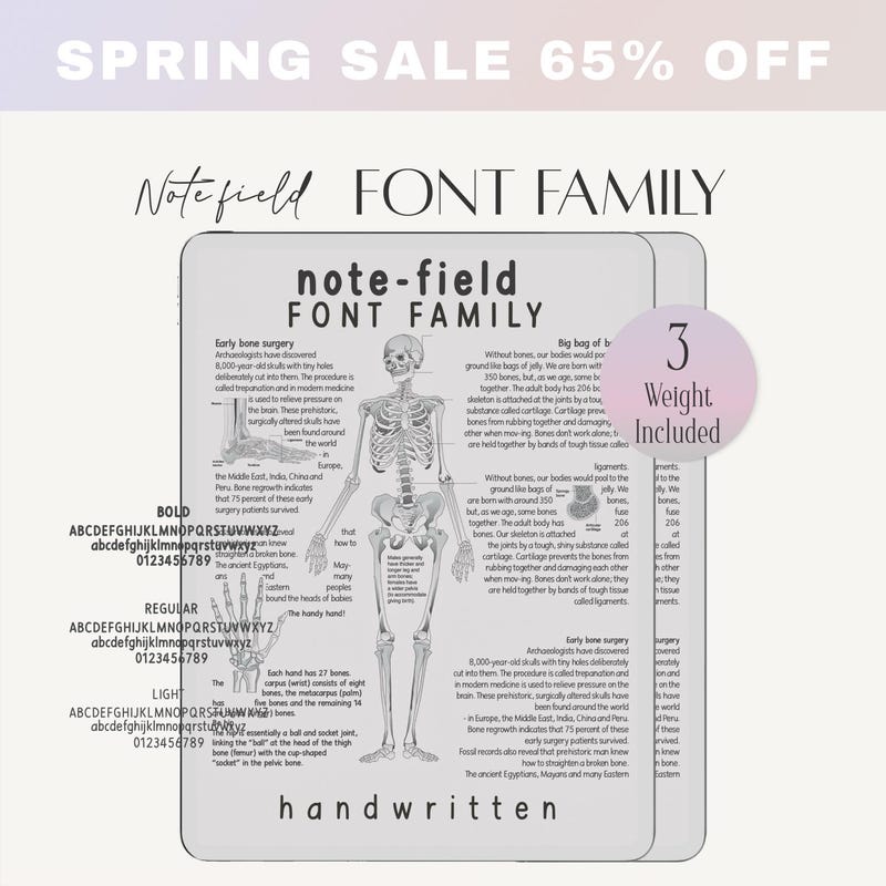 Samsung Note Font - Etsy