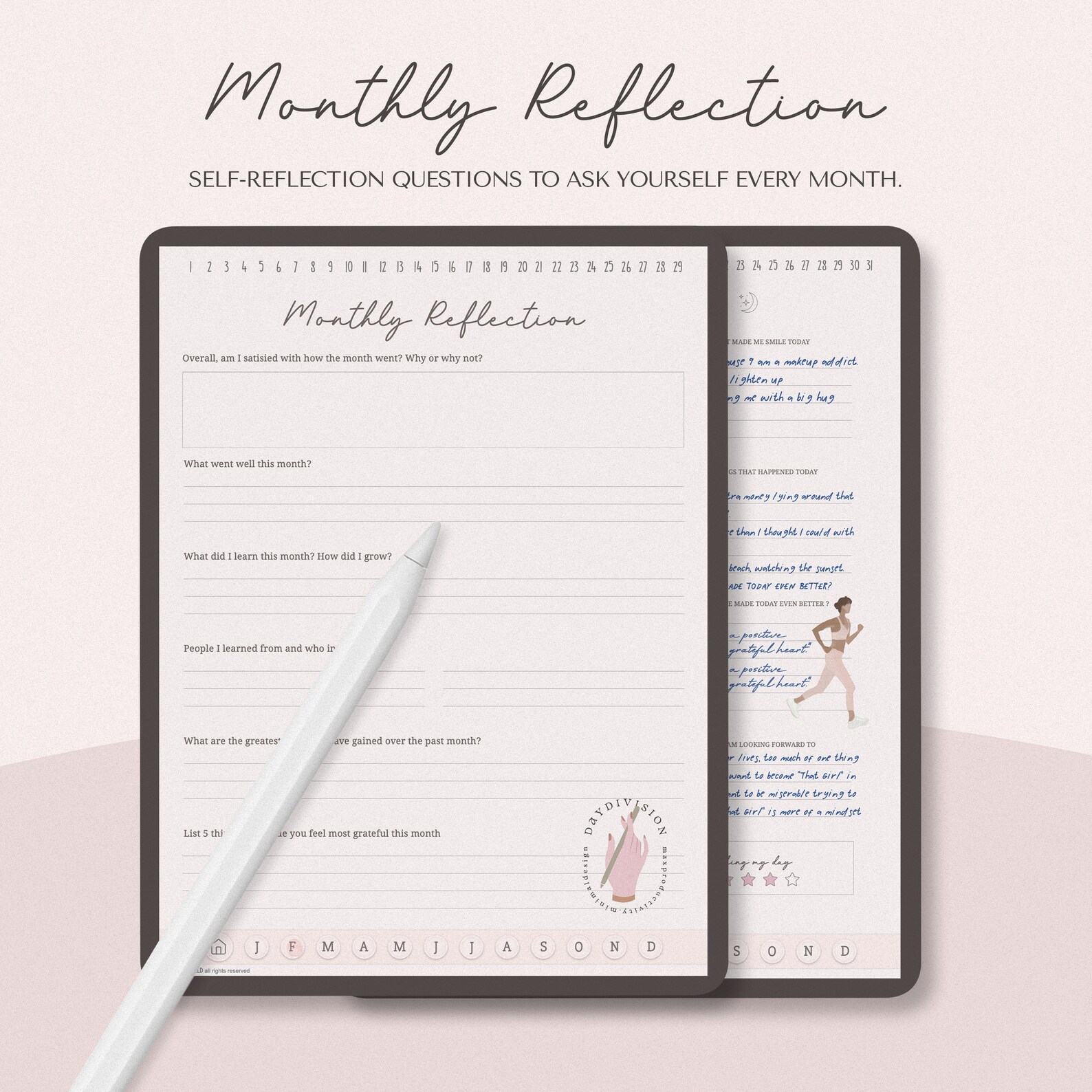 Digital Gratitude Journal: Daily Reflection, Mindfulness (PDF) - Etsy