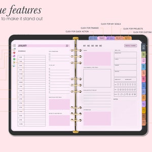 Undated Digital Planner: Goodnotes & Notability Compatible (digital ...
