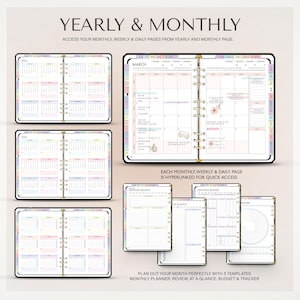Digital Planner Bundle, 2025 ,2026 Dated Digital Planner, Goodnotes ...
