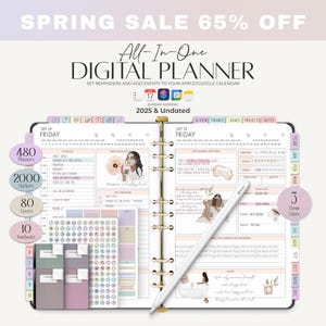 Digital Planner Bundle, 2025 ,2026 Dated Digital Planner, Goodnotes ...