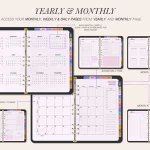 Undated Digital Planner: Goodnotes & Notability Compatible (digital ...